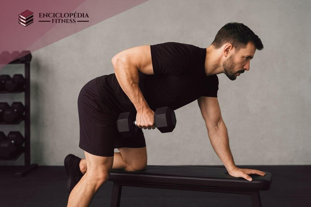 Remada Unilateral com Halteres: Como Corrigir Desbalanceamentos Musculares